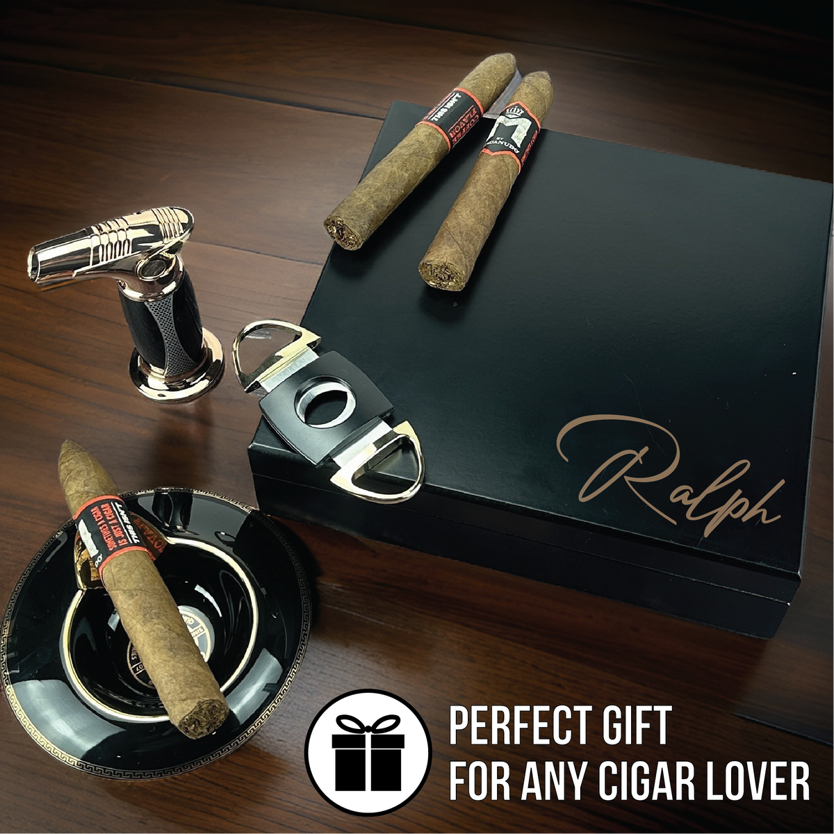 Classic Man Cigar Gift Set - Personalized Luxury For Discerning ...