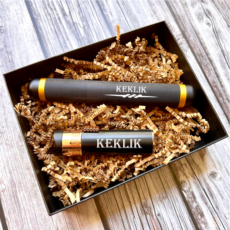 Personalized Cigar Gift Set, Cigar Holder and Custom Cigar Lighter ...