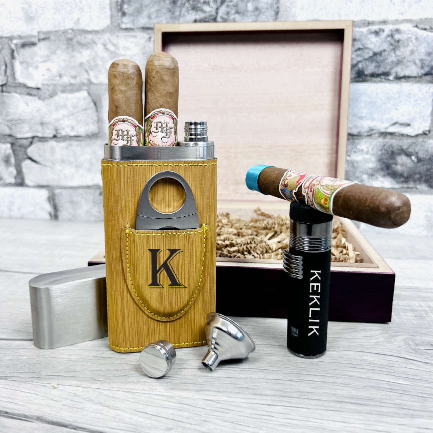 Puff And Sip Cigar Set - Groovy Cigars
