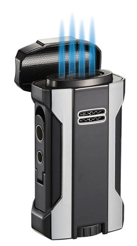 Butane Quad Torch Lighter - Groovy Cigars