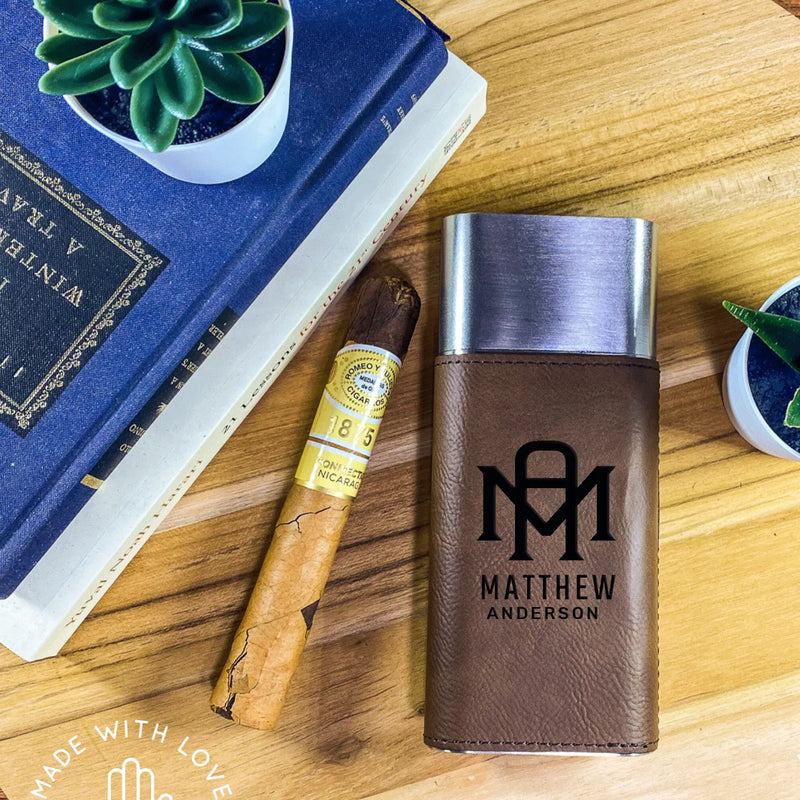 Monogrammed Stogie Carrier - Groovy Cigars